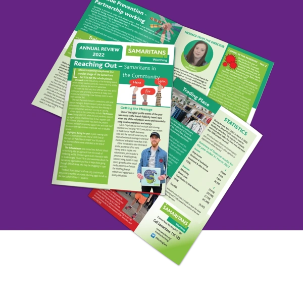 Folded & Laminated Leaflets Printing | Sussex Print